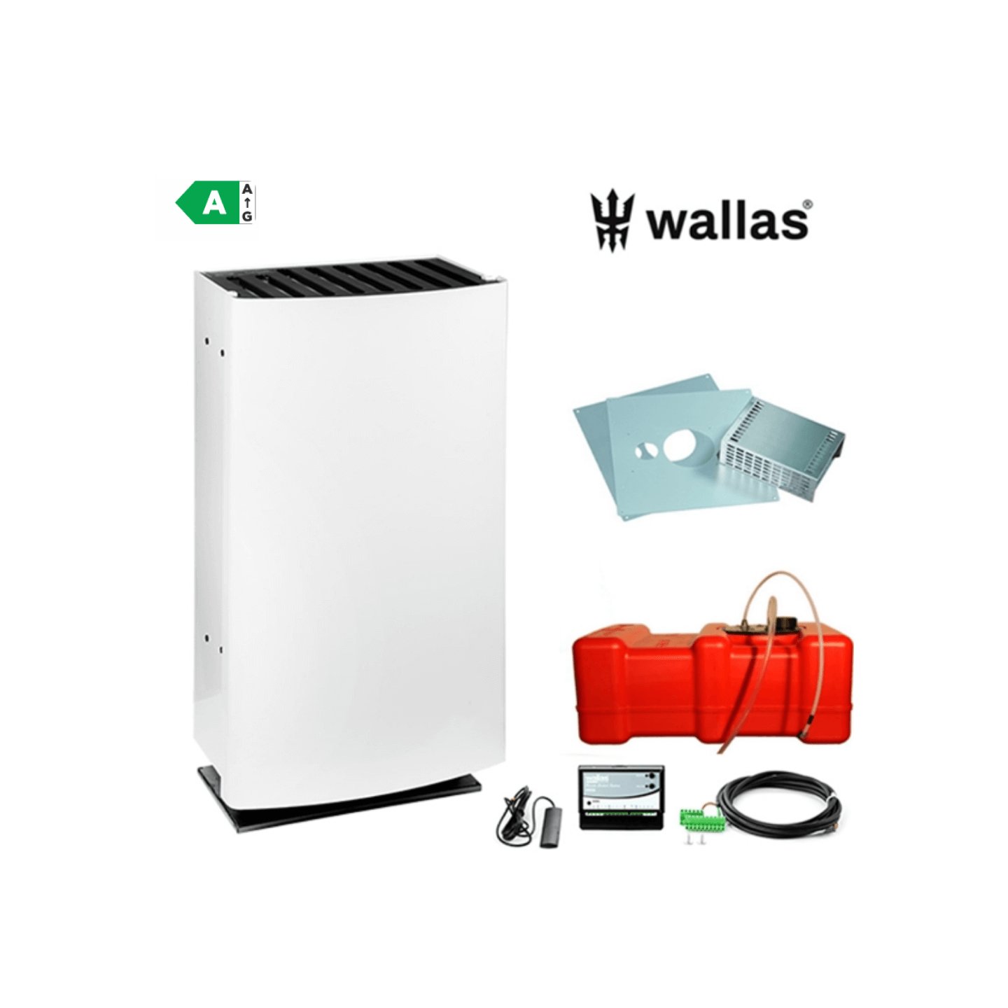 Wallas 26CC Mökkilämmitin -Kauko-ohjattu. lämmin mökki vaivattomasti!